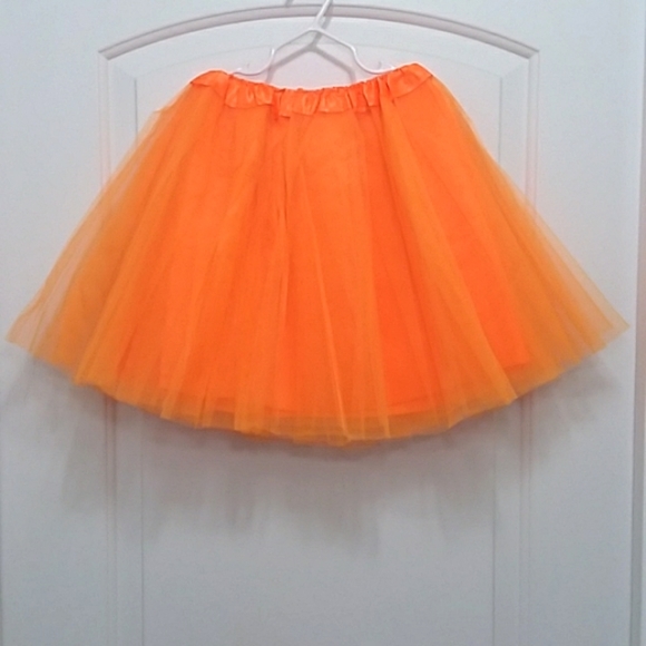 Bottoms | Orange Tutu Costume New | Poshmark